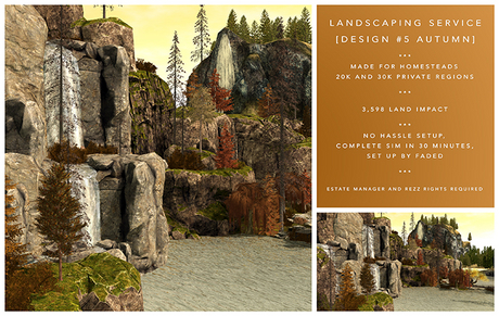 Second Life Marketplace - [F] Landscape 5 - Wildwood Isles - AUTUMN (HS ...
